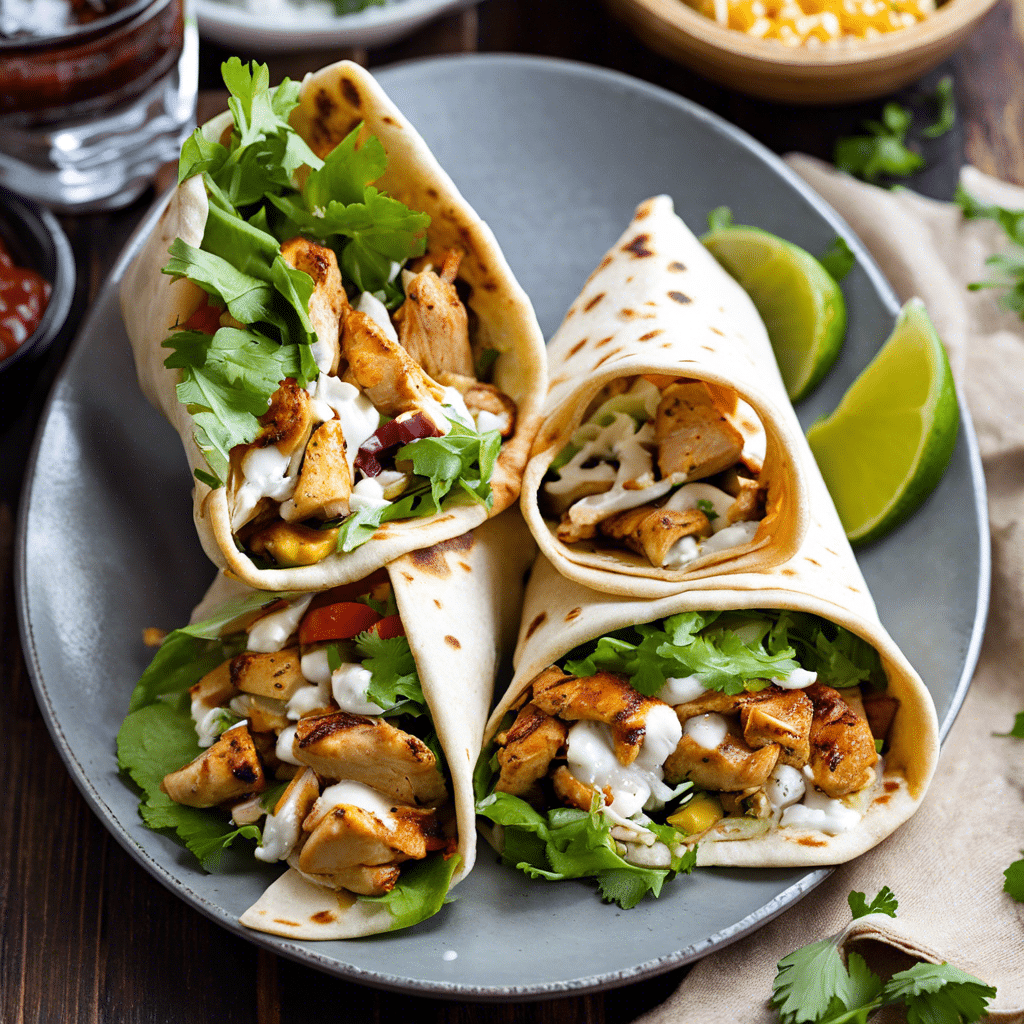Chicken Shawarma Wraps – Marinated chicken wrapped in flatbread. - Good ...