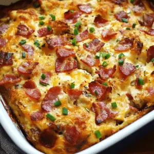 Turkey Bacon Breakfast Casserole - Good Eats Home
